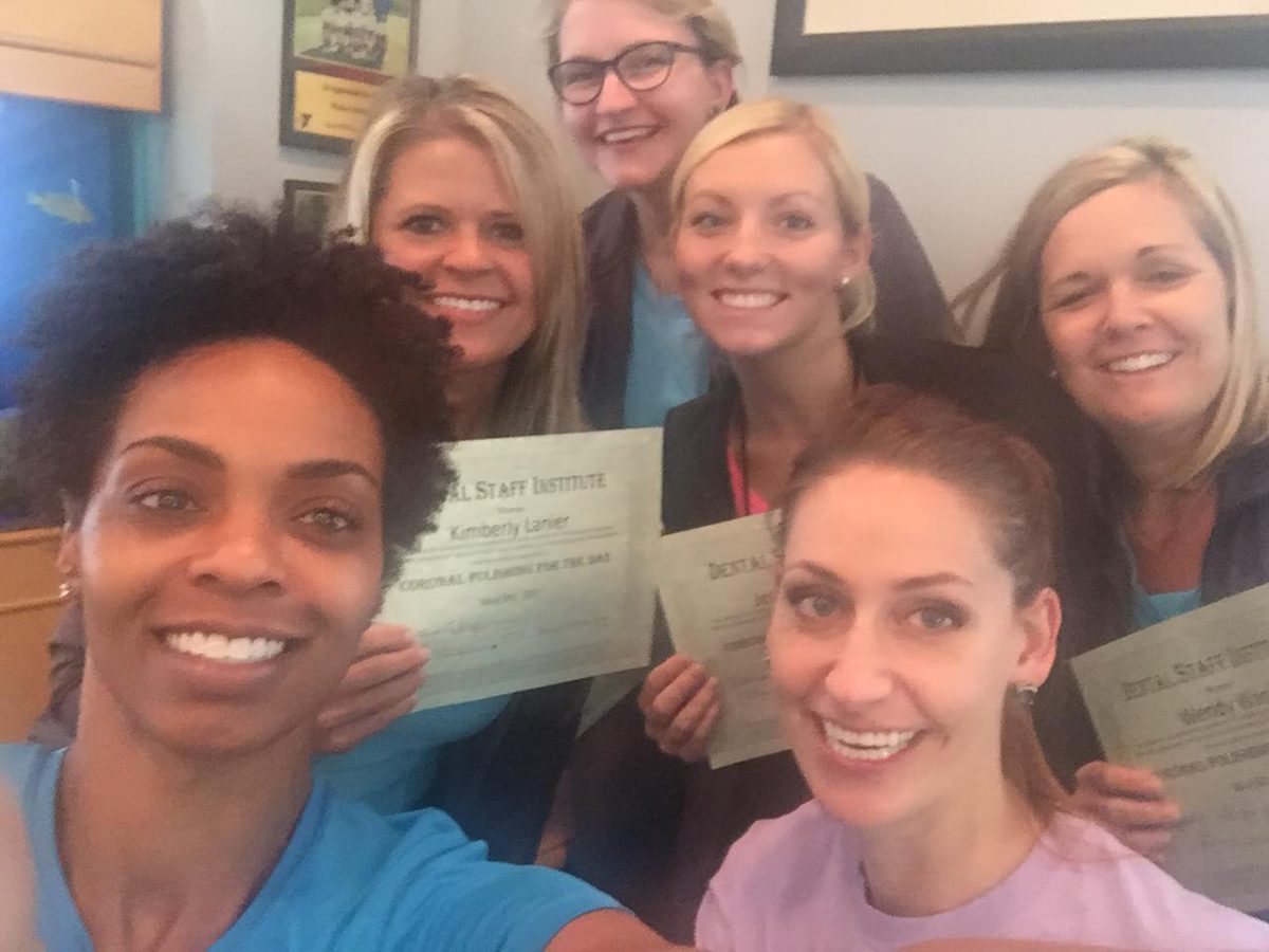 Coronal Polishing and sealants taught by our lovely hygienists - Dental ...